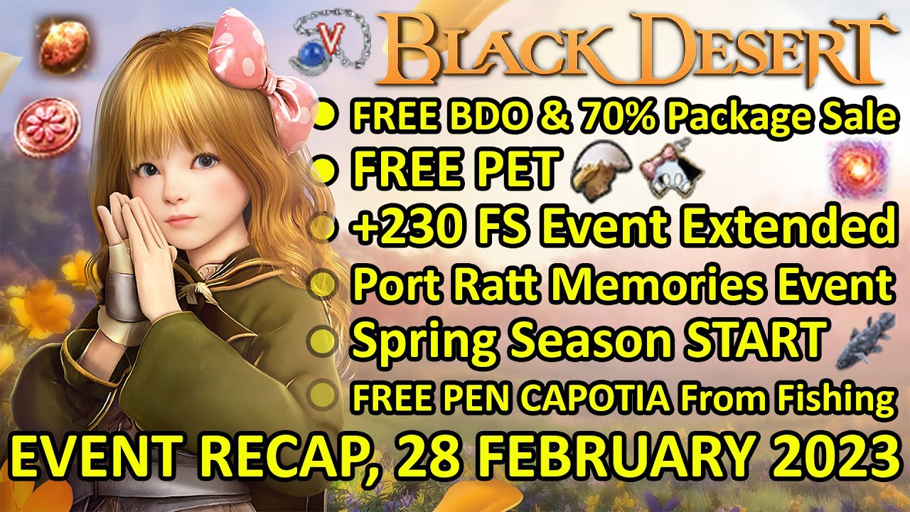 FREE BDO & 70% Sale, FREE PET, +230 FS Extended, FREE PEN CAPOTIA BDO ...