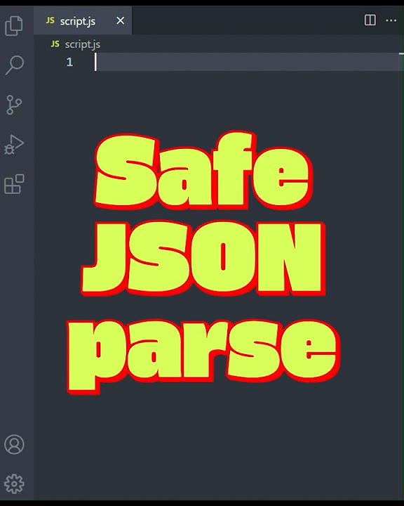 🛡️ Safely Parse JSON in JavaScript! #coding #programming #webdev #javascript - YouTube