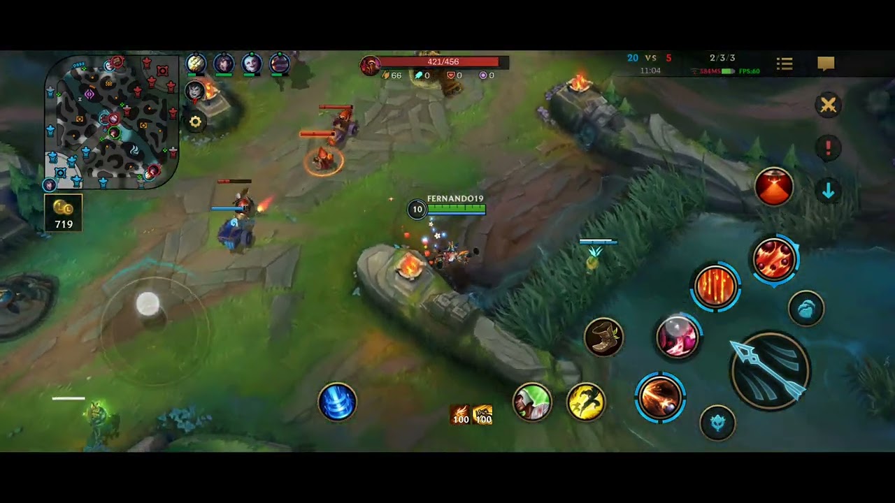 League of Legends: Wild Rift | game play 2 - YouTube