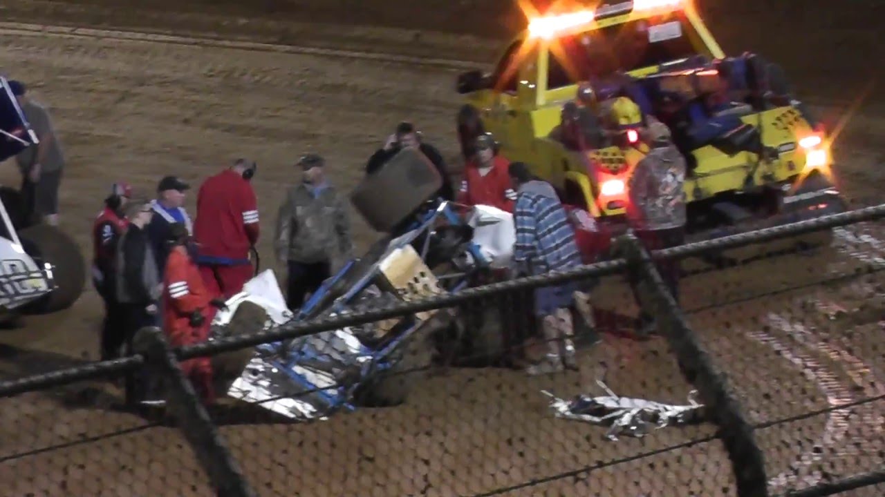 World of Outlaws Sprintcars 2016 Placerville CA Race Part 1 - YouTube