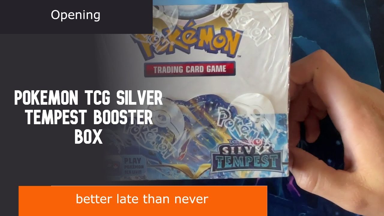 Opening Silver Tempest booster box - YouTube