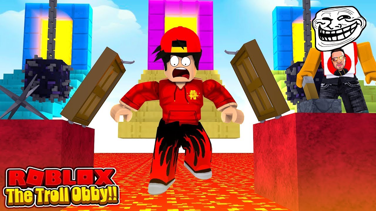 ROBLOX - THE TROLL OBBY, DIFFICULTY LEVEL 1,000,000!! - YouTube