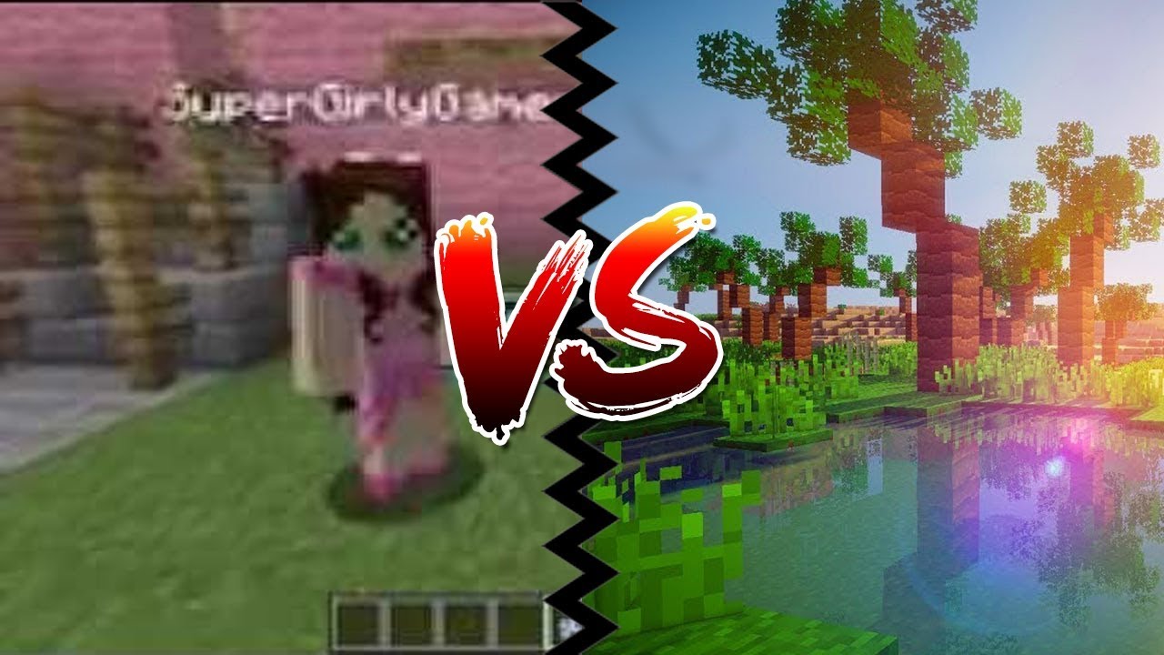 Minecraft 4K vs. 144p - YouTube