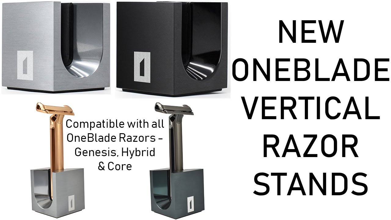 Unboxing The New OneBlade Vertical Razor Stands | Black & Silver - YouTube