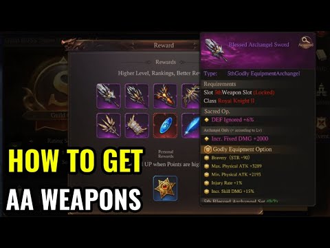 MU DARK EPOCH | HOW TO GET ARCHANGEL WEAPONS - YouTube