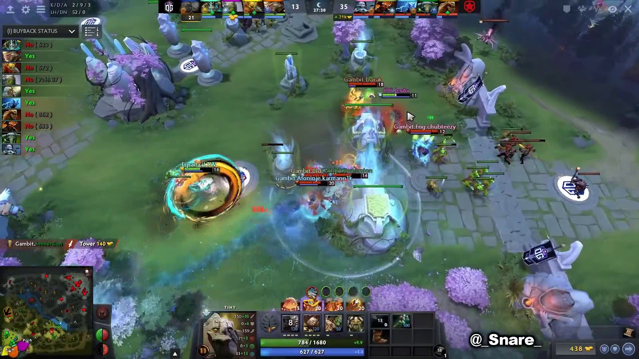 🎯ГАМБИТ В ДЕЛЕ!!! OG vs GAMBIT ESL ONE KATOWICE 2019 GROUP A DOTA 2 ...