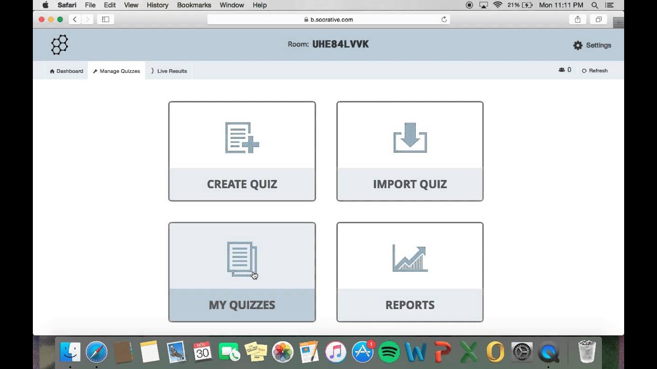 Socrative Teacher Walkthrough - YouTube
