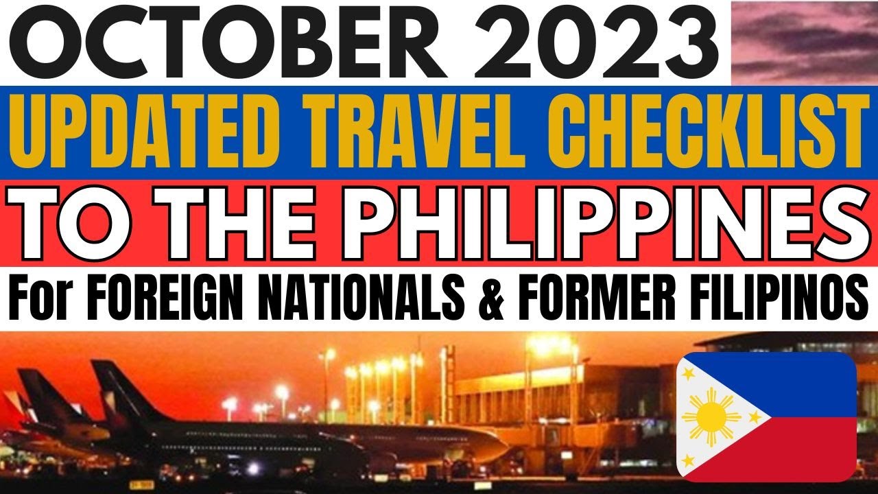 🔴TRAVEL UPDATE: DON'T MISS THE UPDATED TRAVEL CHECKLIST FOR FOREIGN ...