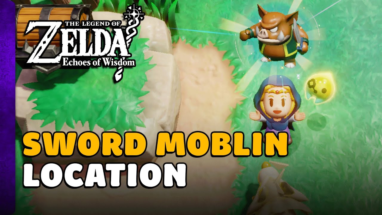 Zelda Echoes Of Wisdom - Sword Moblin Echo Location - YouTube