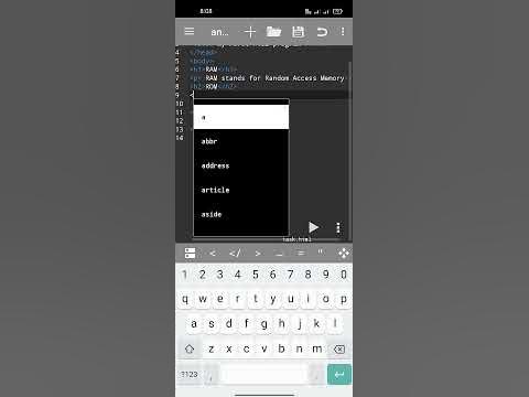 Learn HTML on Your Phone | heading and paragraph tags in html #shorts #learncoding - YouTube