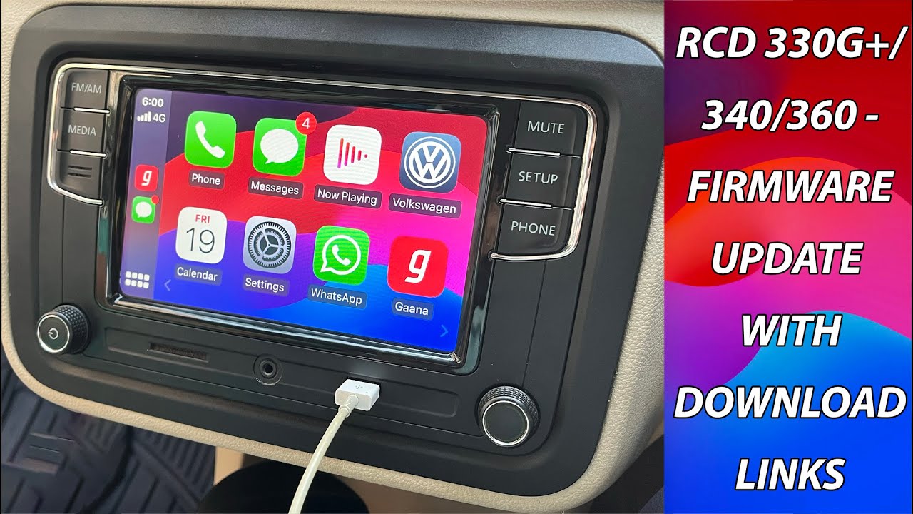 RCD 330G Plus/ RCD 340/ RCD 360 - How to Update Firmware For Apple ...