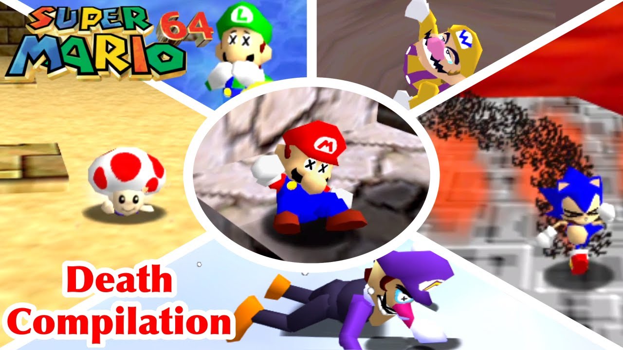Super Mario 64 Death Compilation - YouTube