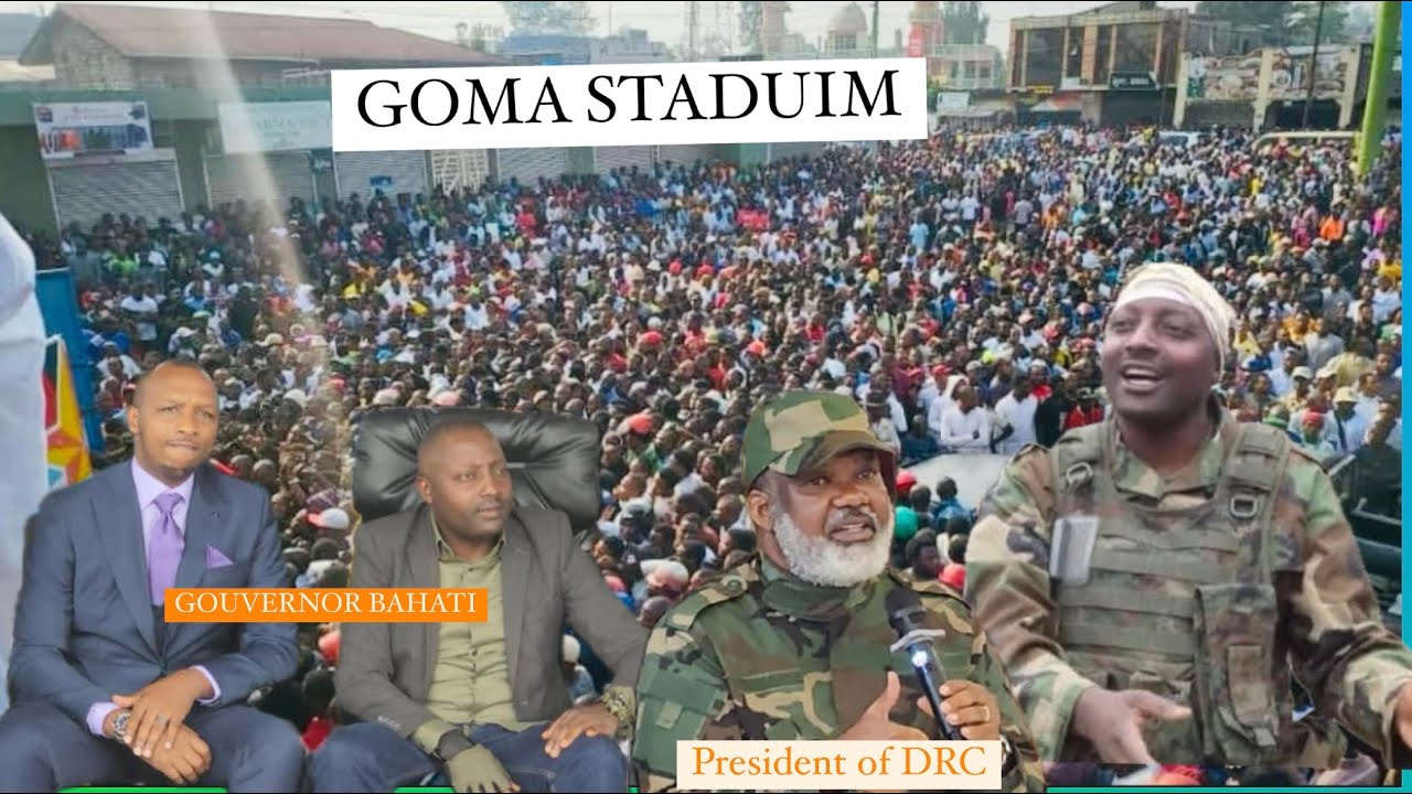 MURI STADE YA GOMA IBIHUMBI BYABAKONGOMANI BYAKIRIYE GOUVERNOR WA ...