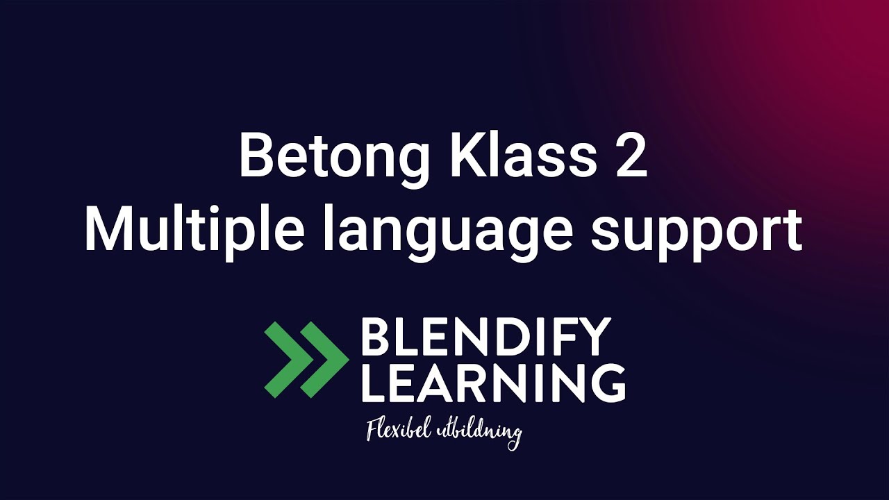 "Betong Klass 2" with support in English and 20 other languages - YouTube