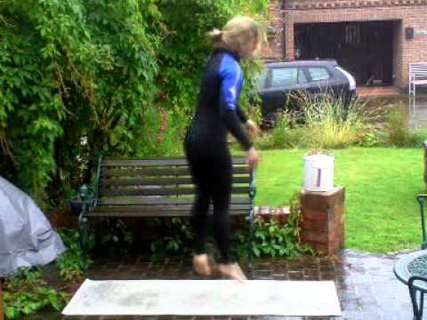 Beat the rain wetsuit workout.wmv - YouTube