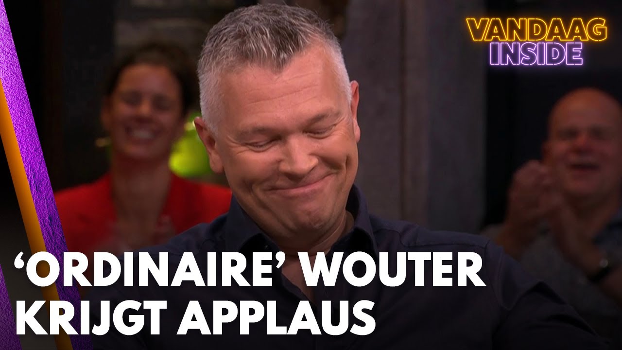 Wouter de Winther krijgt applaus bij Vandaag Inside na ordinaire ...