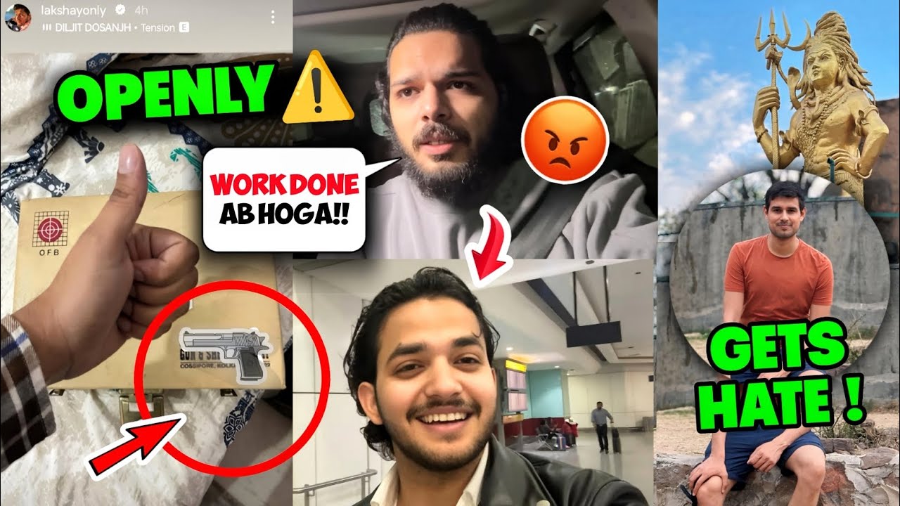 SHOCKING!🤯 Open W@rning😡 by Lakshay Chaudhary To Aman Baisla | | Dhruv ...