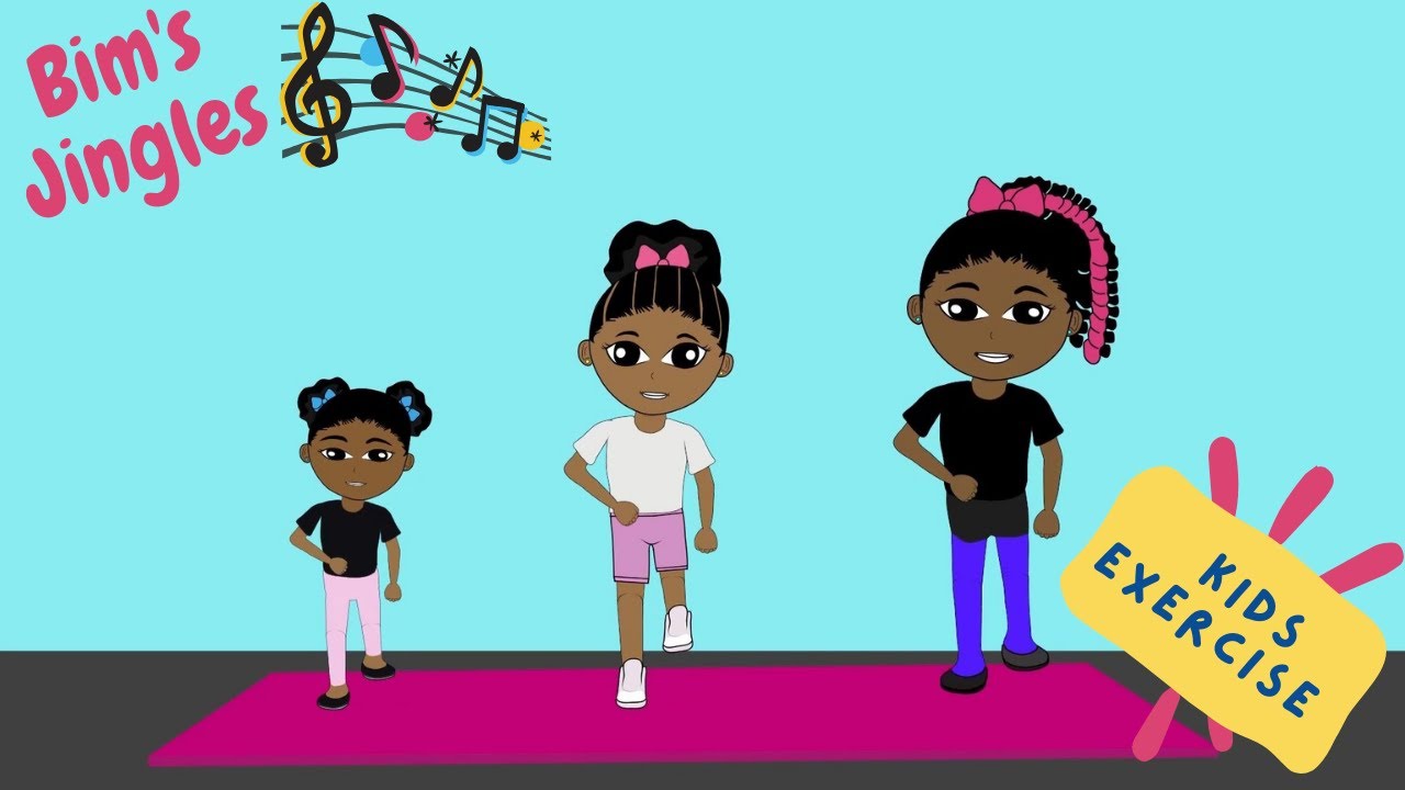 Kids Exercise | Bim's Jingles | Nursery Rhymes & Kid Songs - YouTube