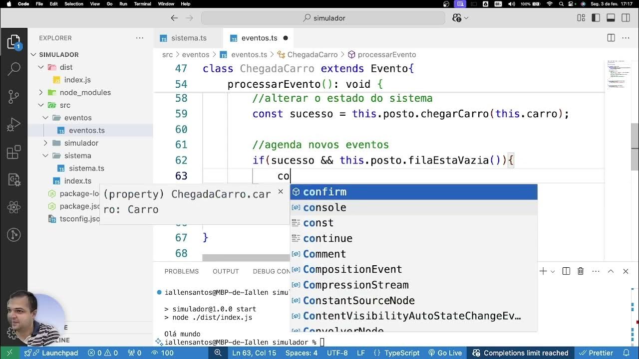 Implementando Seu Primeiro Simulador (parte 05) - YouTube