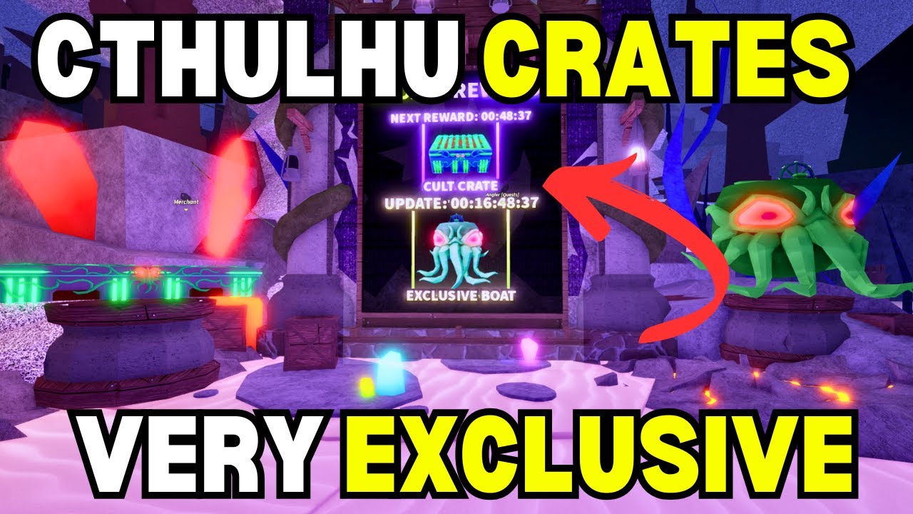 HOW TO GET Cthulhu CRATES In Roblox FISCH - YouTube