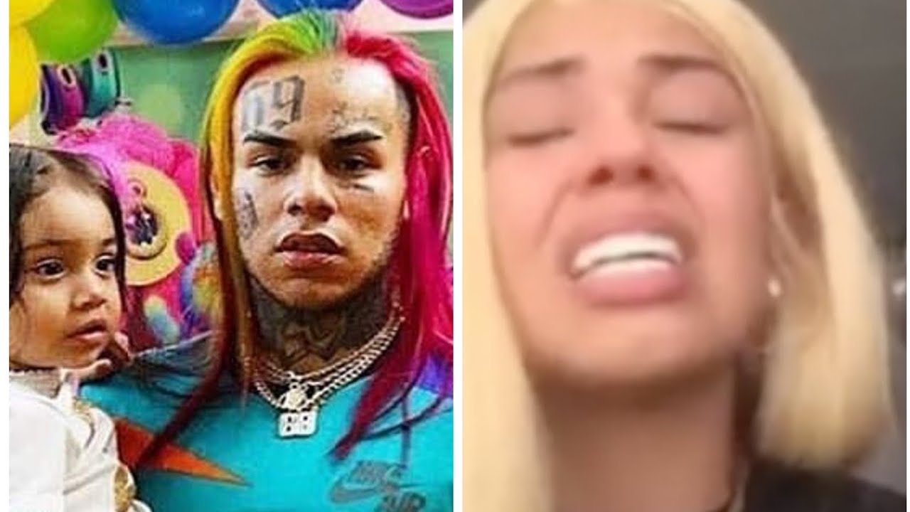 6ix9ine wants to see his kid. Baby momma cries no!! (Must Watch) - YouTube