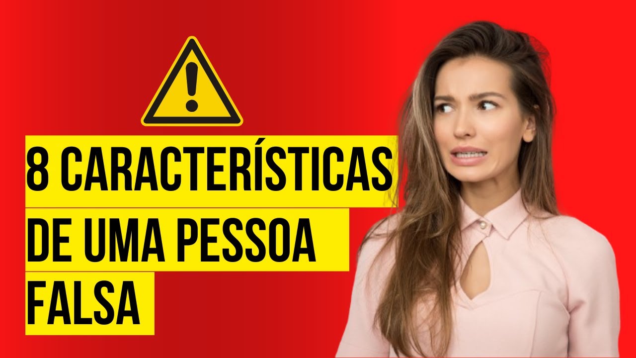 SAIBA COMO IDENTIFICAR UMA PESSOA FALSA - YouTube