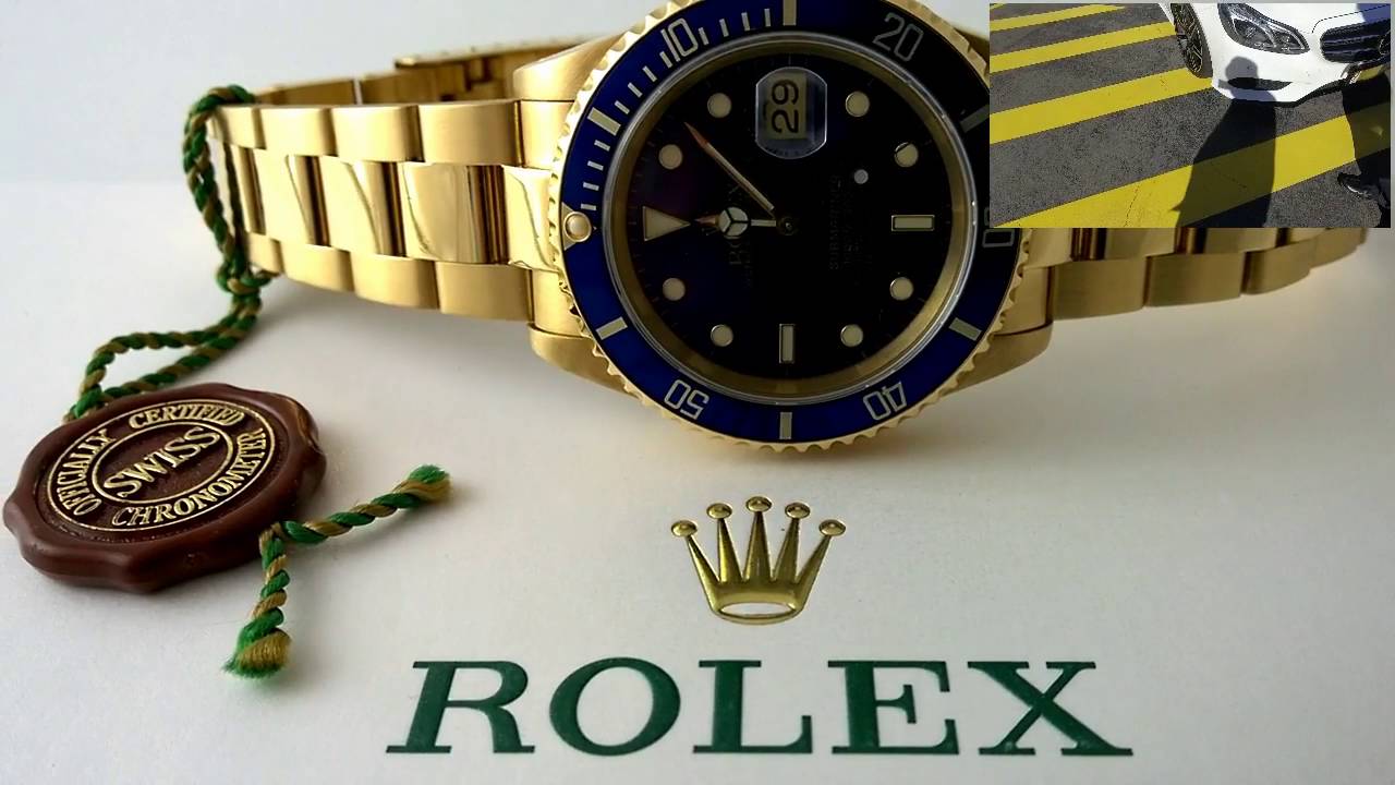 GOLD ROLEX SUBMARINER OR A NEWUSED MERCEDES-BENZ C CLASS ? - YouTube