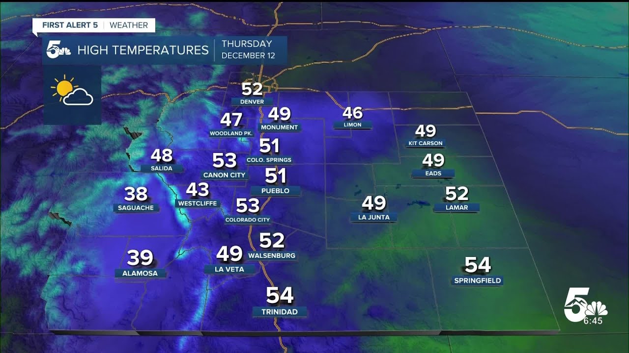 Mild December weather will be here through the rest of the week - YouTube