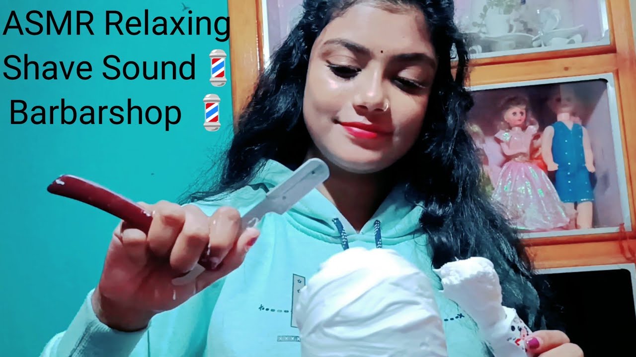 ASMR Relaxing Shave Sound, 💈Barbarshop 💈 - YouTube