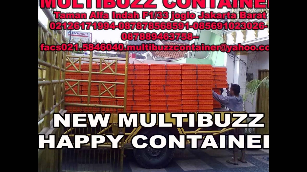 keranjang plastik Happy new multibuzz container - YouTube