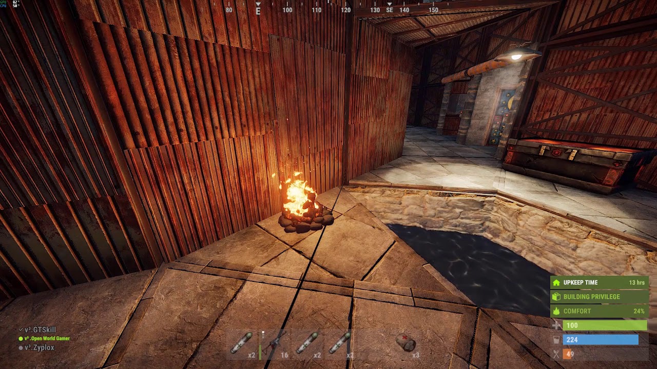 RUST 1 hour Camp Fire - YouTube