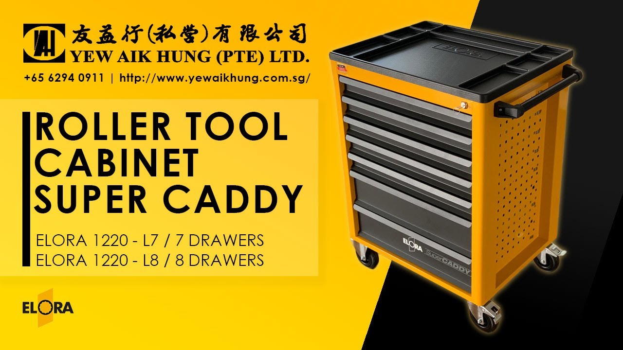 【YEW AIK HUNG PTE LTD】ELORA 1220-L7 & L8: Roller Tool Cabinet Super ...