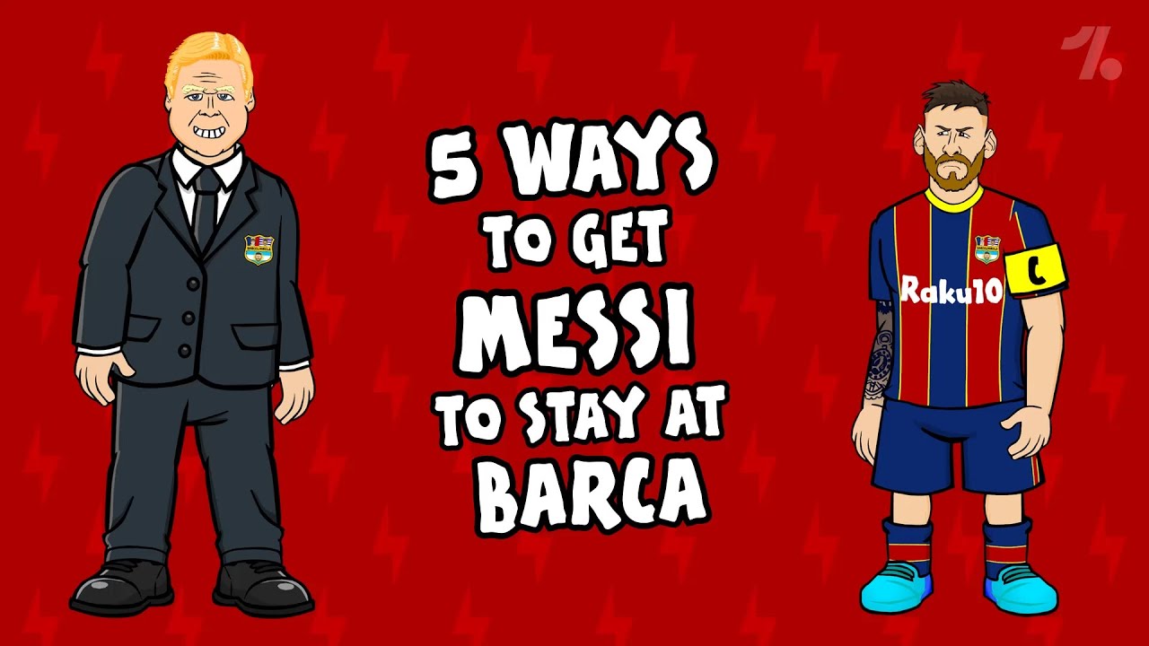 5 ways Messi can STAY at Barça! OneFootball x 442oons - YouTube