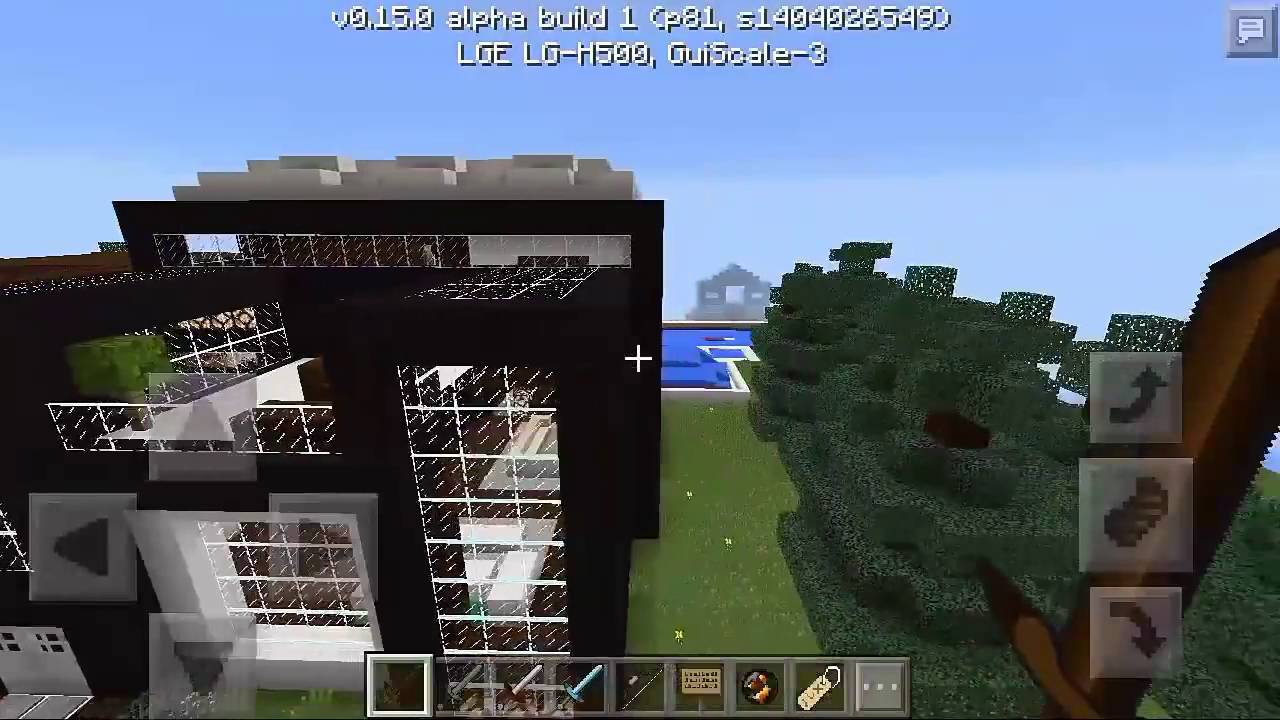 Una gran casa automatica para minecraft pe 2016 - YouTube