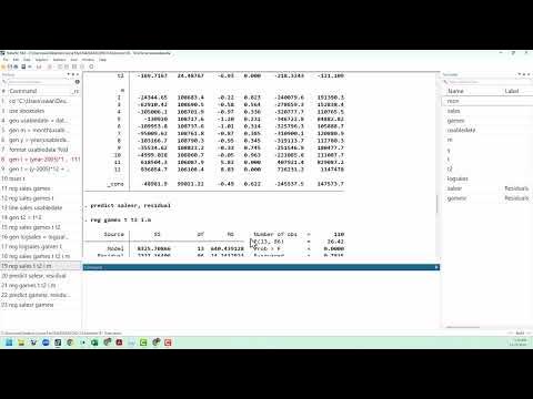 Stata Basics: Time Series Data Setup, Trends, and Seasonality - YouTube