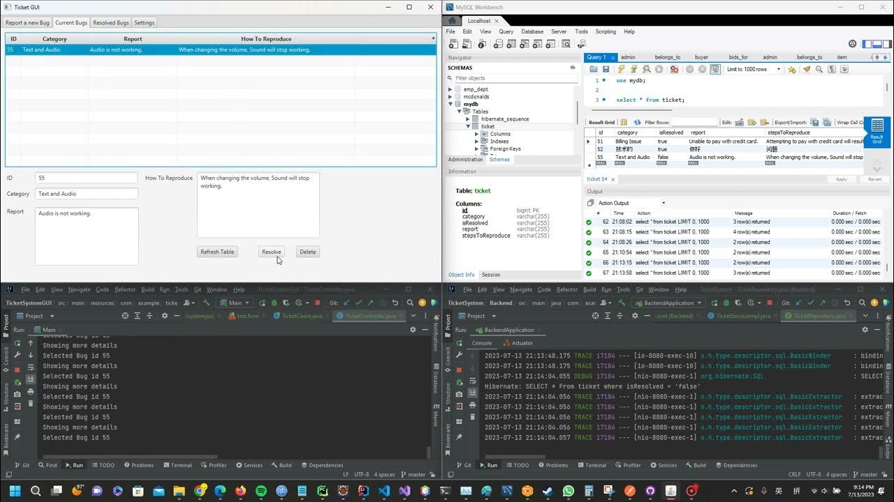 Full stack Javafx, Spring Boot, MySQL demo with Chinese Localization ...