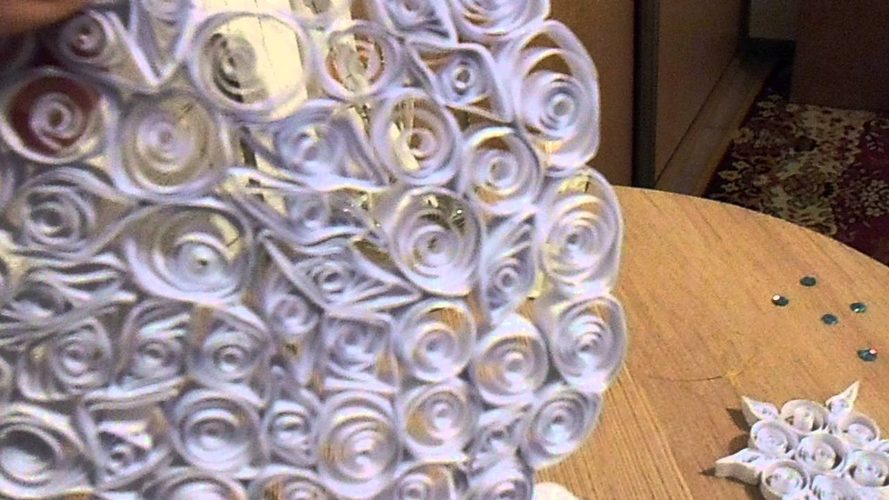 Bombka Quilling DIY - YouTube