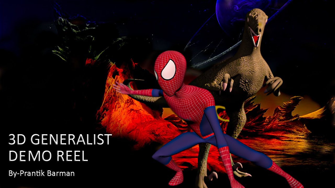 3D GENERALIST DEMO REEL BY PRANTIK BARMAN - YouTube