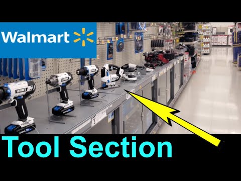 Tool Section Shopping @ Walmart - YouTube