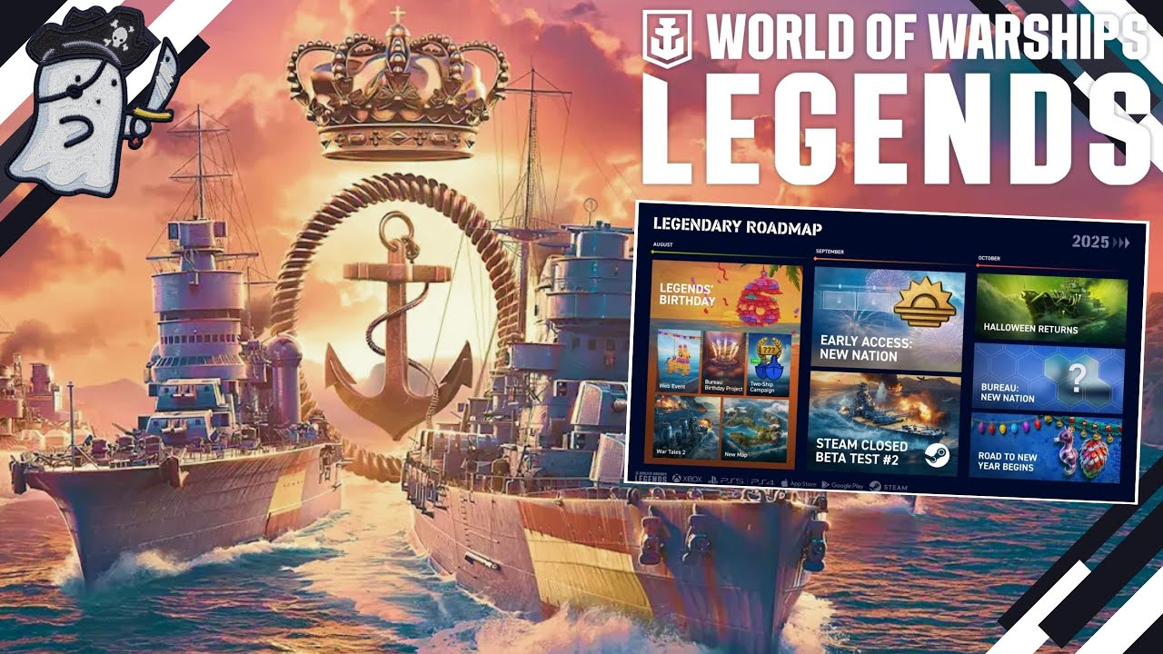 2025 ROADMAP - NEW Nation, Return of War Tales, & MORE! || World of Warships: Legends - YouTube