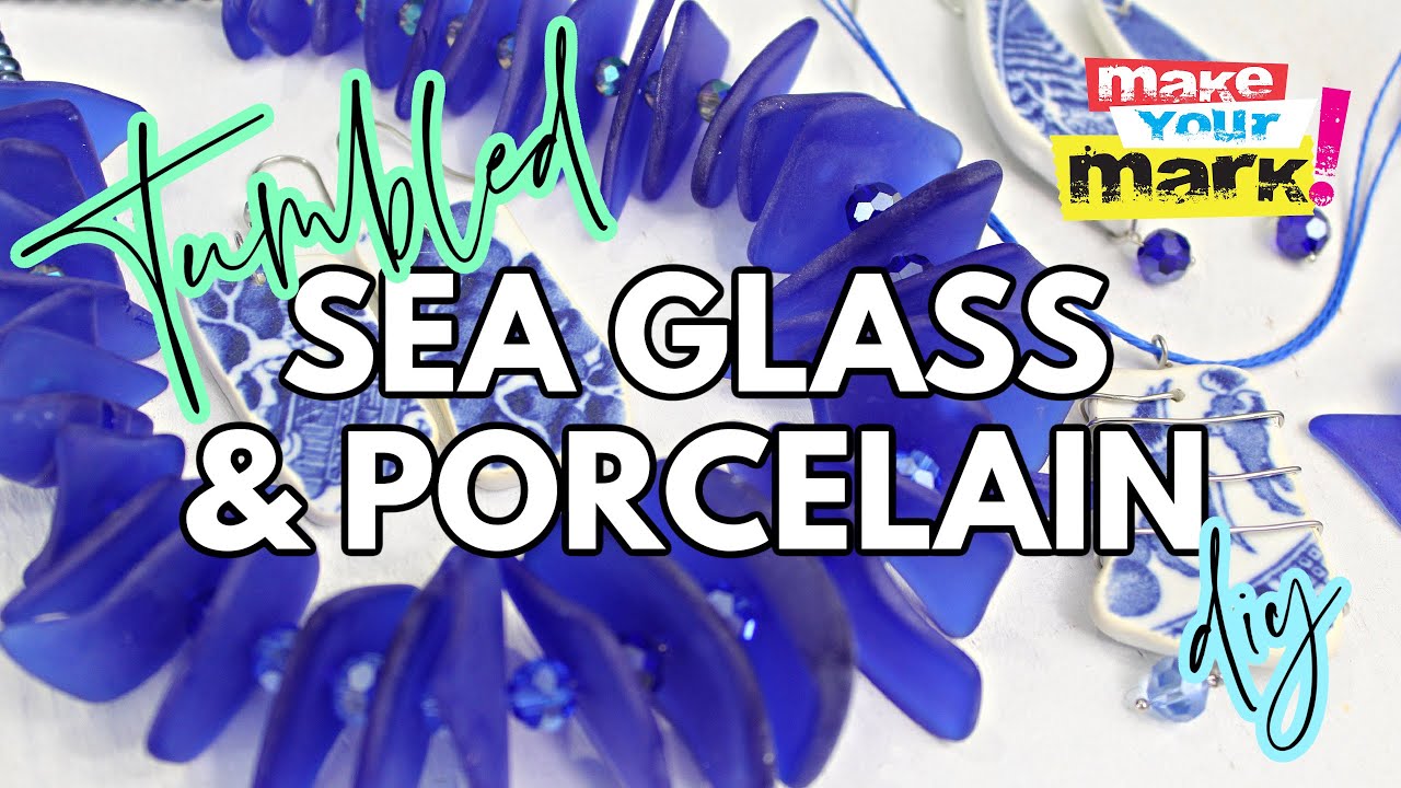 Tumbled Sea Glass Jewelry DIY - YouTube