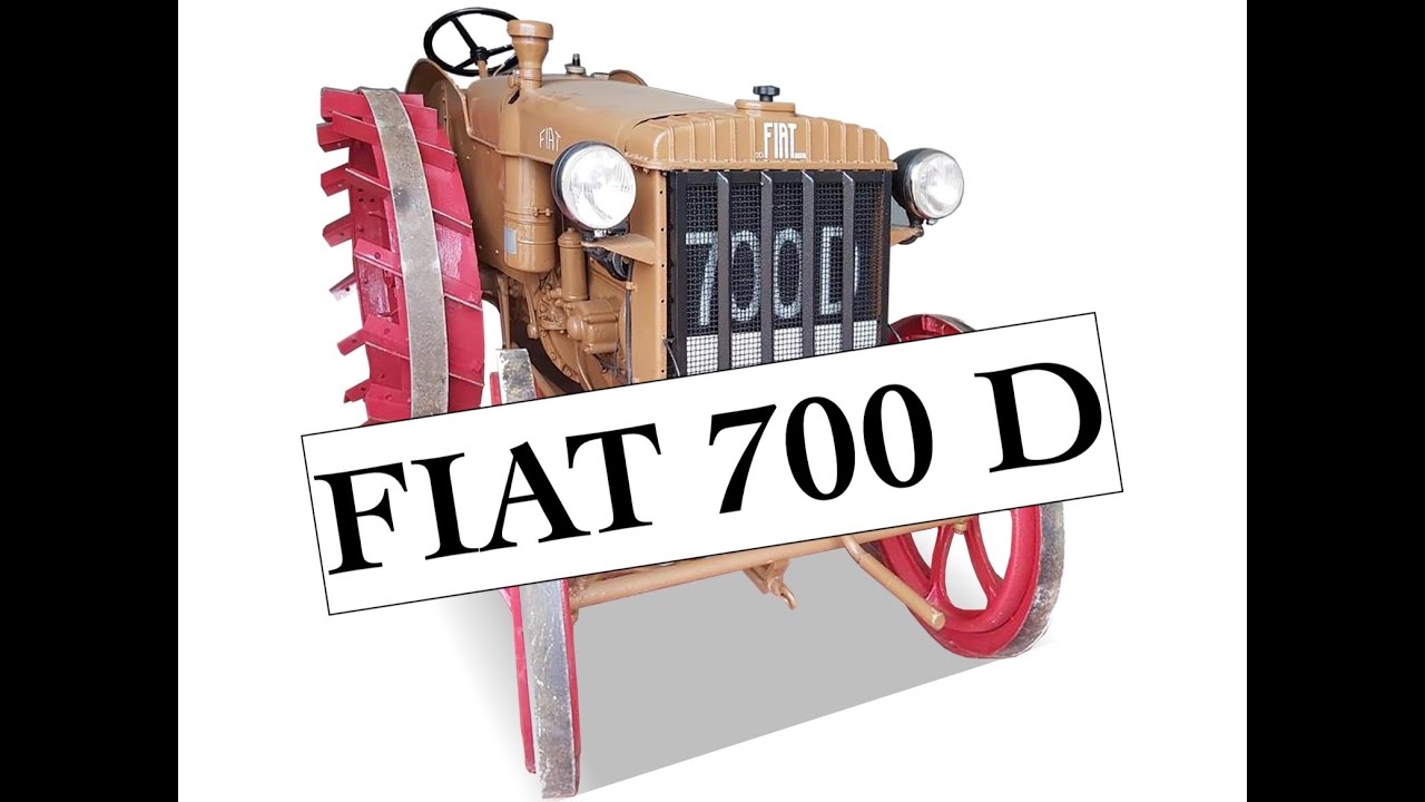 Trattore Fiat 700 D - YouTube