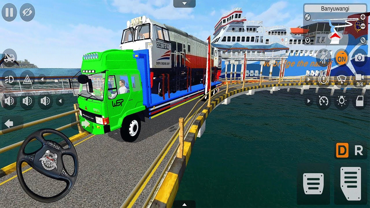 GAME MOBIL MOBILAN TRUK MUAT KERETA LOKOMOTIF - GAME MOBIL TRUK ...