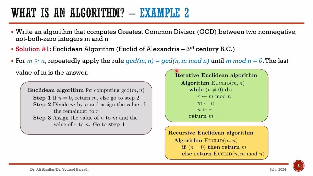 Lesson 03 - Introduction - Example 2 - GCD - YouTube