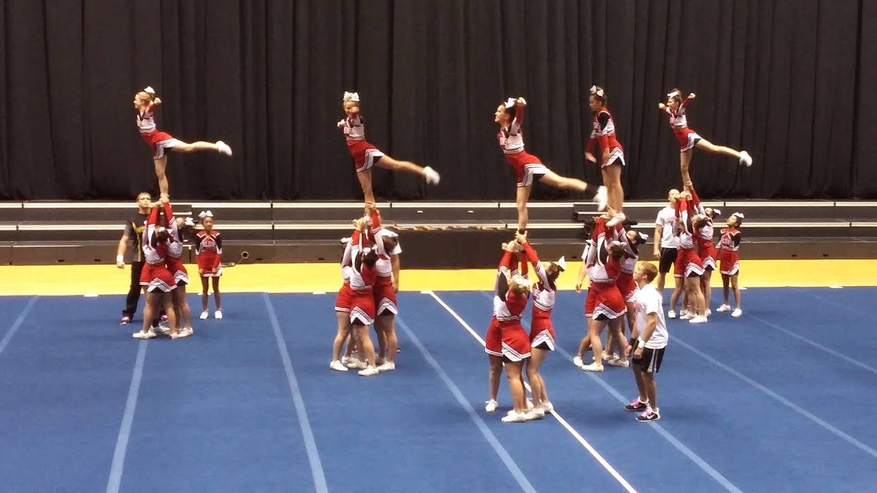 Park Hill PHHS Trojans Cheer State Champs 2014 - YouTube
