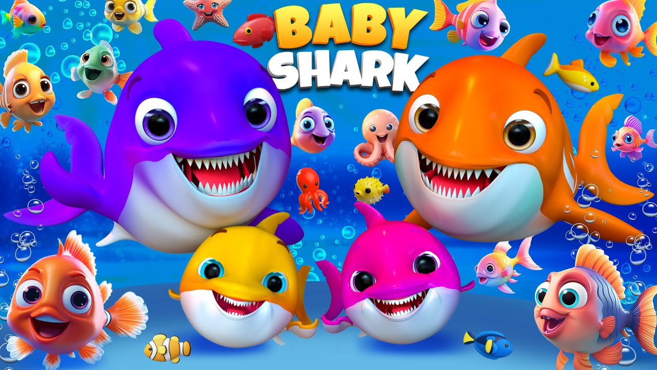 Baby Shark Party Time - Baby songs - Nursery Rhymes & Kids Songs -Baby ...