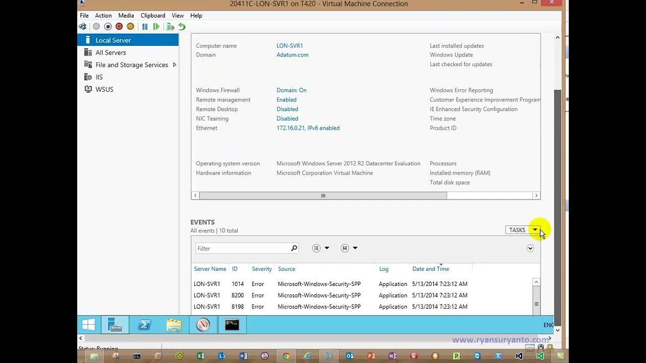 L13_03 Viewing and Configuring Centralized Event Logs - YouTube