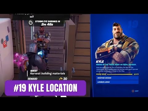 Kyle Character Location #19 Fortnite Character Collection - YouTube