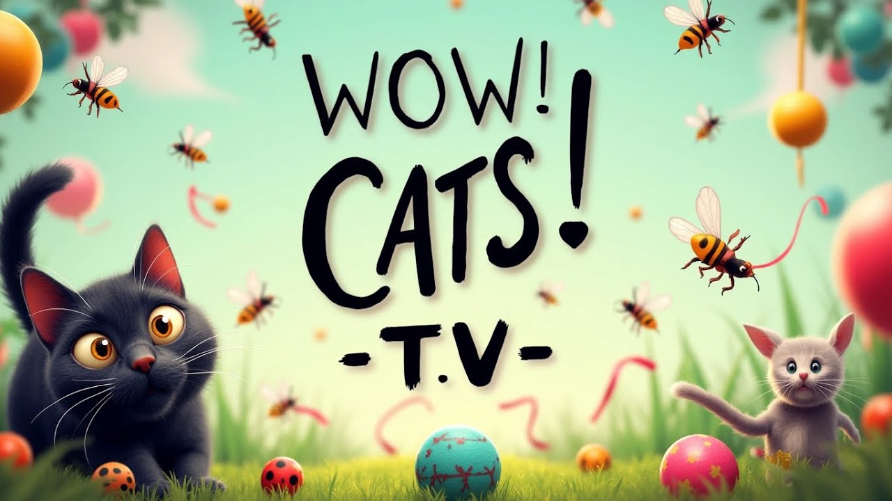 Cat Games 🐞 🐜 Exciting Bug Chase Adventure 🎬 😺 The Best Interactive ...