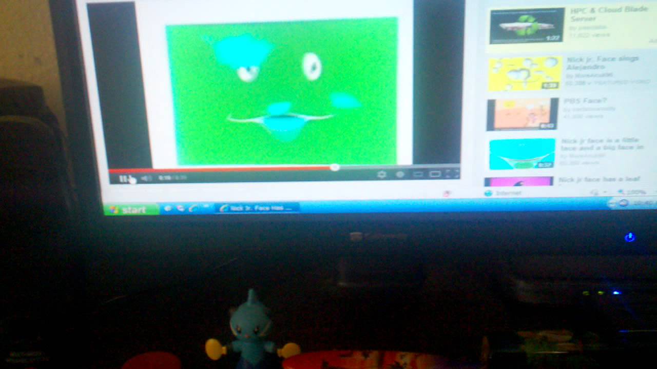 Nick jr face has a leaf for a nose - YouTube